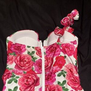 ASOS | Swim | Asos Corset Floral Swimsuit | Poshmark